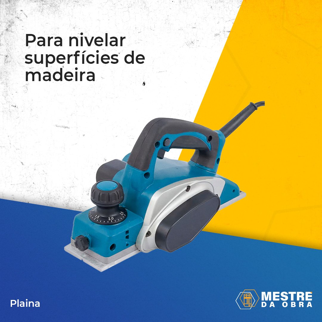 Aluguel de Plaina é no Mestre da Obra!