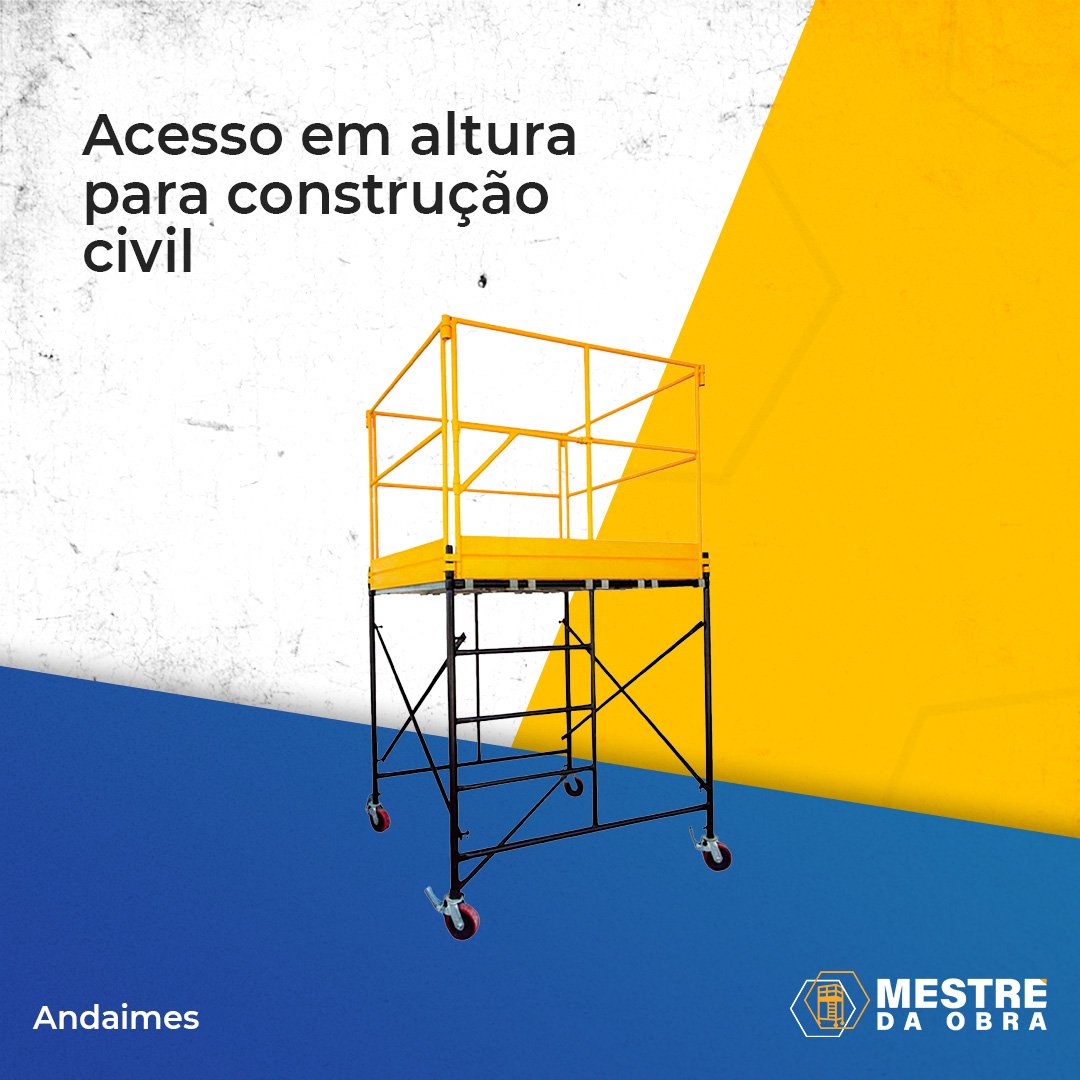 Aluguel de Andaimes é no Mestre da Obra!